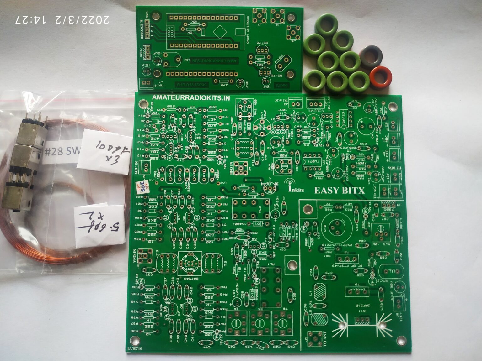 Easy Bitx Mini Kit For 20mt / 40 mt – Inkits